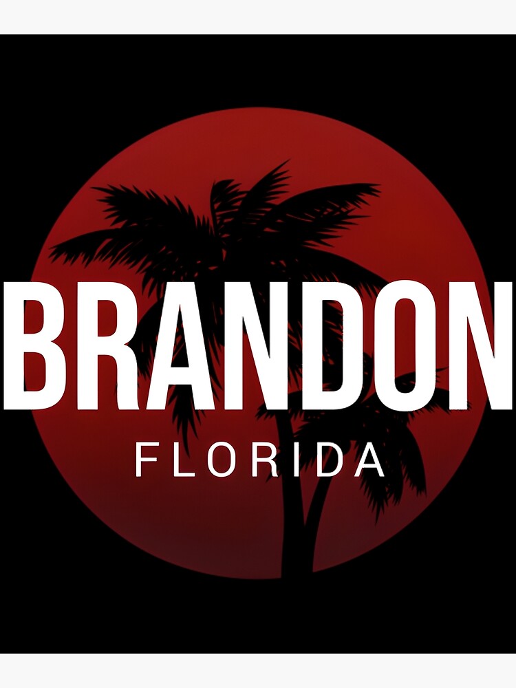 "Brandon Florida Sunrise Silhouette" Poster for Sale by liomikaxfi ...