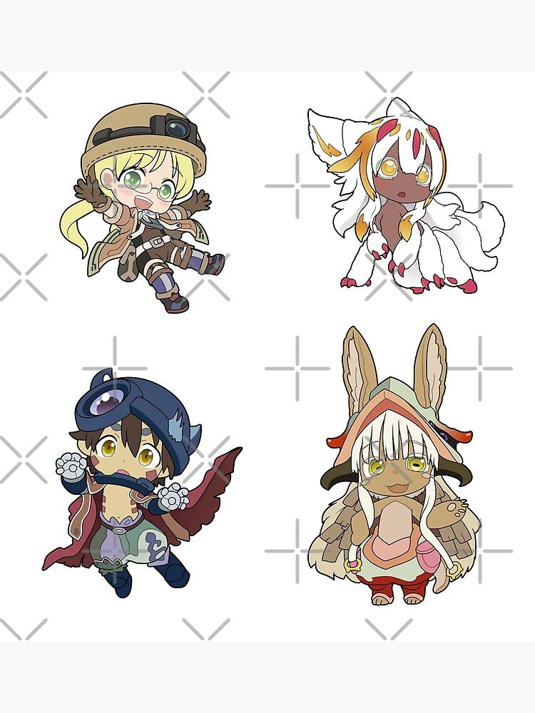"Made In Abyss Chibis" Poster for Sale by ChibiCheems | Redbubble