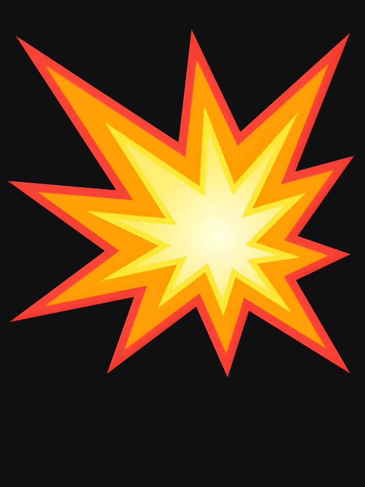 "" Collision Emoji | Boom Emoji"" T-shirt for Sale by GilbertMertens ...