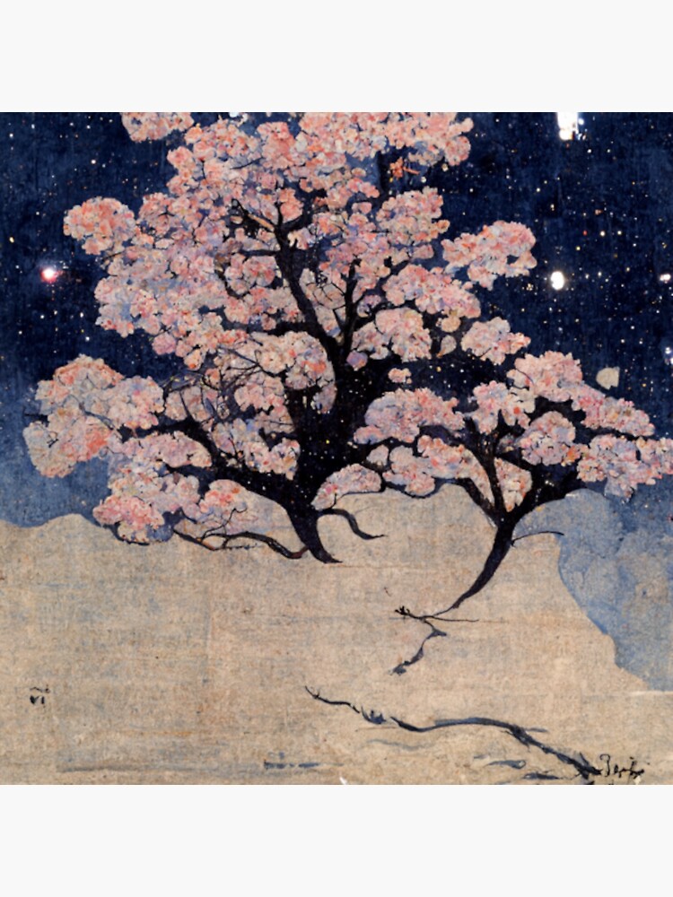 "Below the Willow-wisk tree" Sticker for Sale by BubbleBubble0 | Redbubble