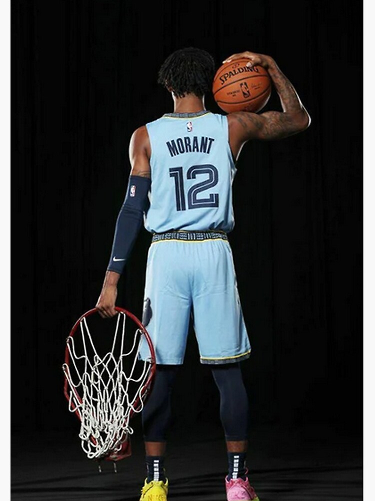 "Ja Morant 12 Back" Spiral Notebook for Sale by ElmerTurner | Redbubble