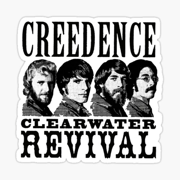 "creedence clearwater revival Sticker" Sticker for Sale by ToriMoriarty ...
