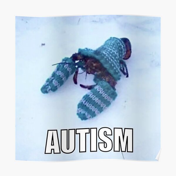"Autism Awareness Lobster" Poster for Sale by oestra | Redbubble
