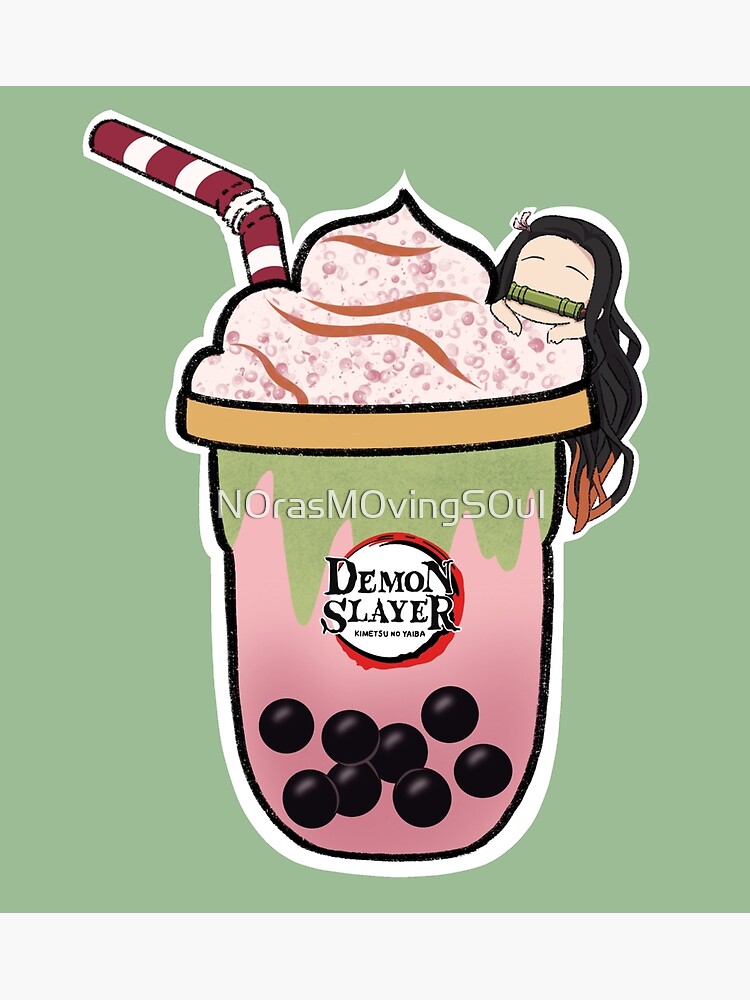 "Nezuko Kamado Boba" Art Print for Sale by N0rasM0vingS0ul | Redbubble