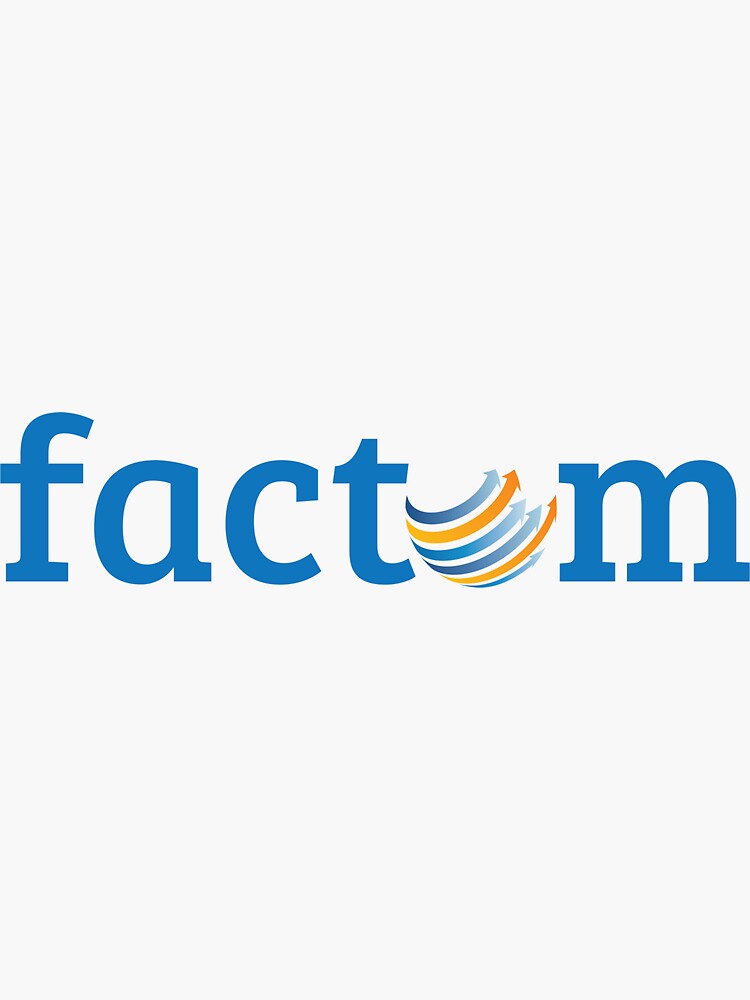 "Factom" Sticker for Sale by eldar | Redbubble