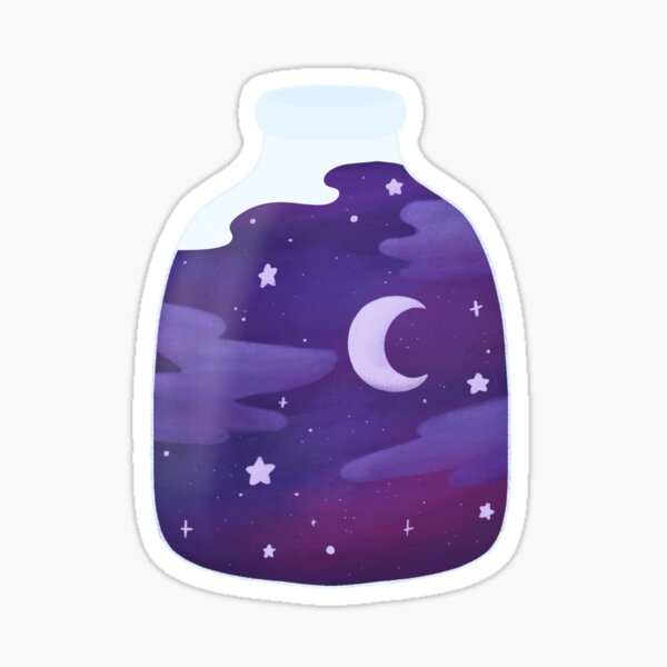 "Galaxy potion" Sticker for Sale by IcyBubblegum | Redbubble