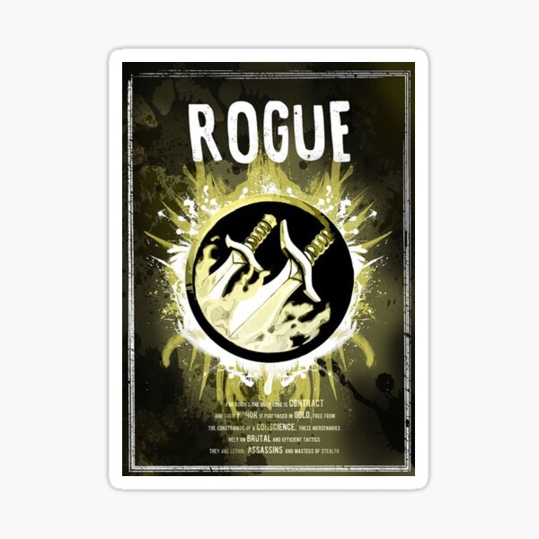 "Rogue" Sticker for Sale by Shiiraoka | Redbubble