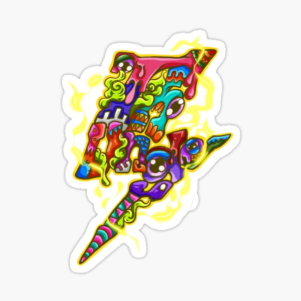 "Thunder Monster" Sticker for Sale by koyung500Store | Redbubble