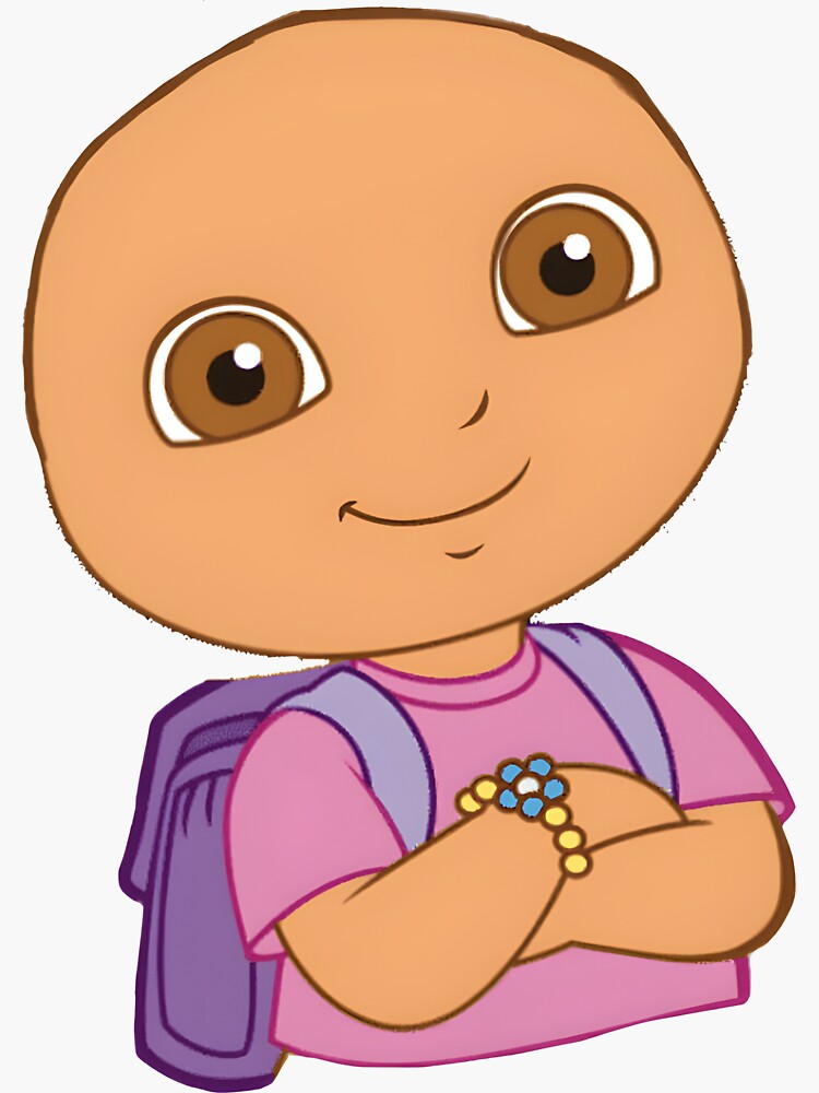 "Bald dora chibi" Sticker for Sale by HeinoStadler | Redbubble