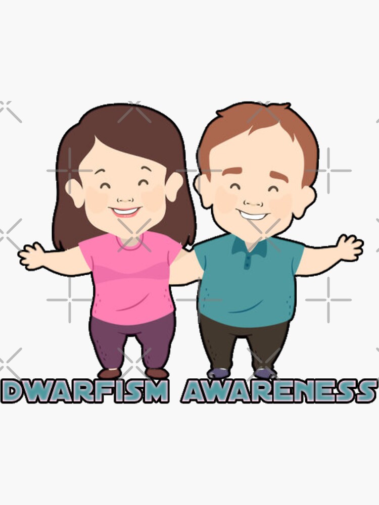 "International Dwarfism Awareness Day" Sticker for Sale by vaske-bros ...