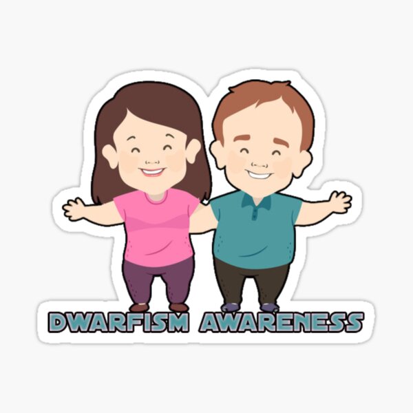 "International Dwarfism Awareness Day" Sticker for Sale by vaske-bros ...