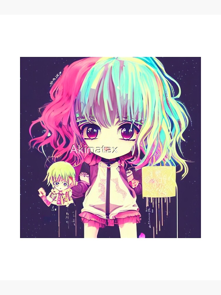 Women Kawaii Cyberpunk Fashion Chibi Cute Anime Girls Poster For Sale By Akimatax Redbubble