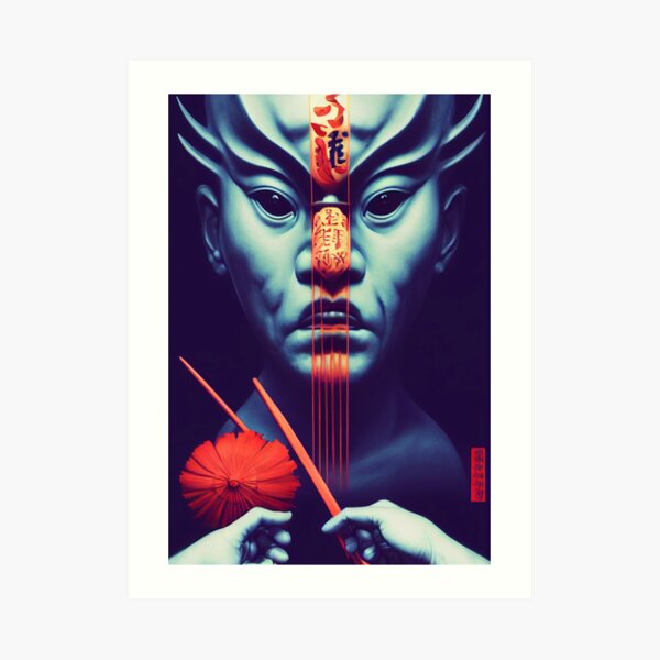 "AI art of "3d Ukiyi-e render of Musashi Miyamoto" Japanese Samurai ...