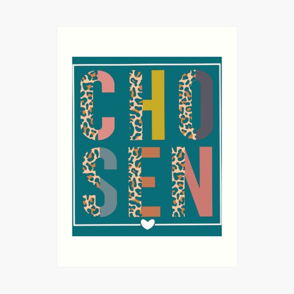 "The chosen logo " Art Print for Sale by Wainmoamkqma | Redbubble
