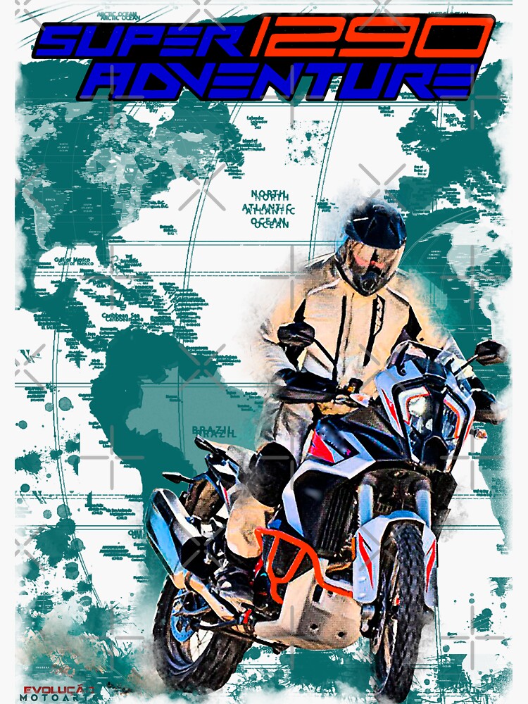 "KTM Big Trail 1290 SAT Super Adventure R" Sticker for Sale by ...