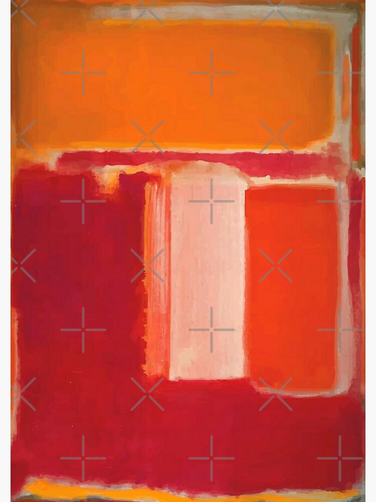 "Mark Rothko - Yellow, Cherry, Orange , mark rothko painting , artwork ...