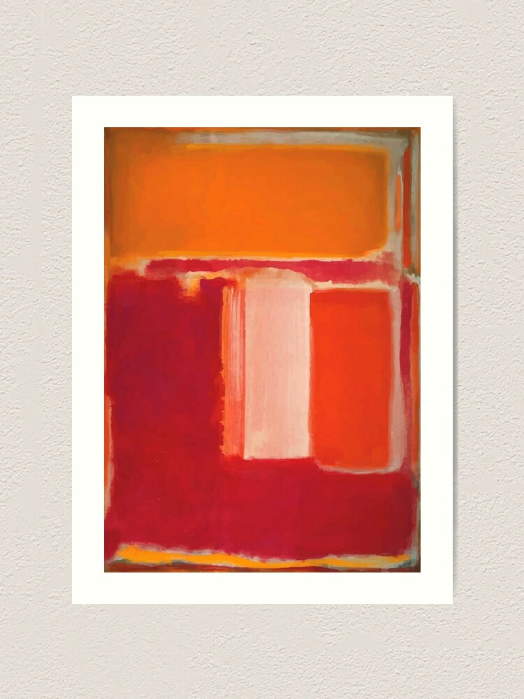 "Mark Rothko - Yellow, Cherry, Orange , mark rothko painting , artwork ...
