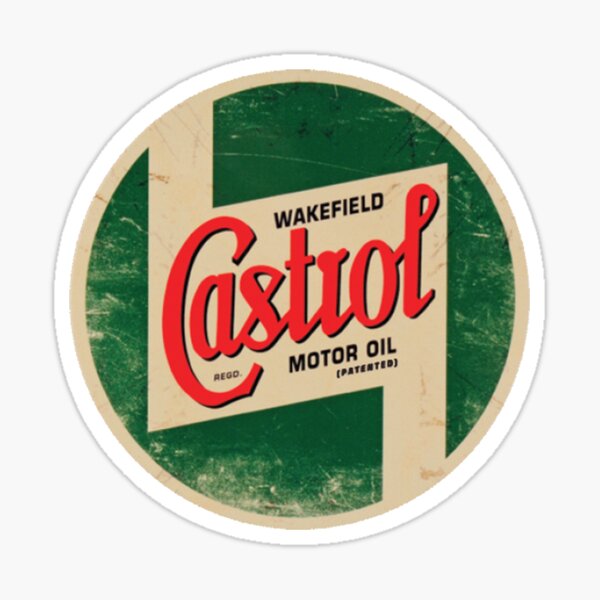 "classic oil logo castrol company" Sticker for Sale by raultuttle ...