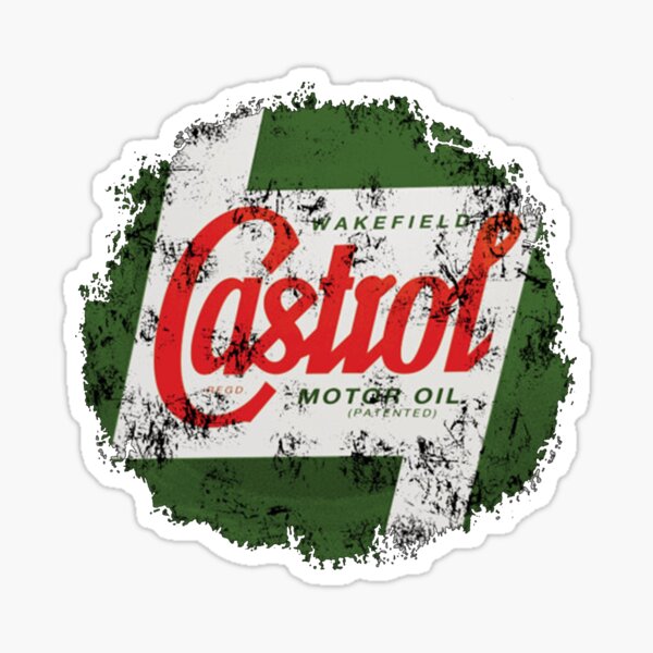 "vintage oil logo castrol company" Sticker for Sale by raultuttle ...