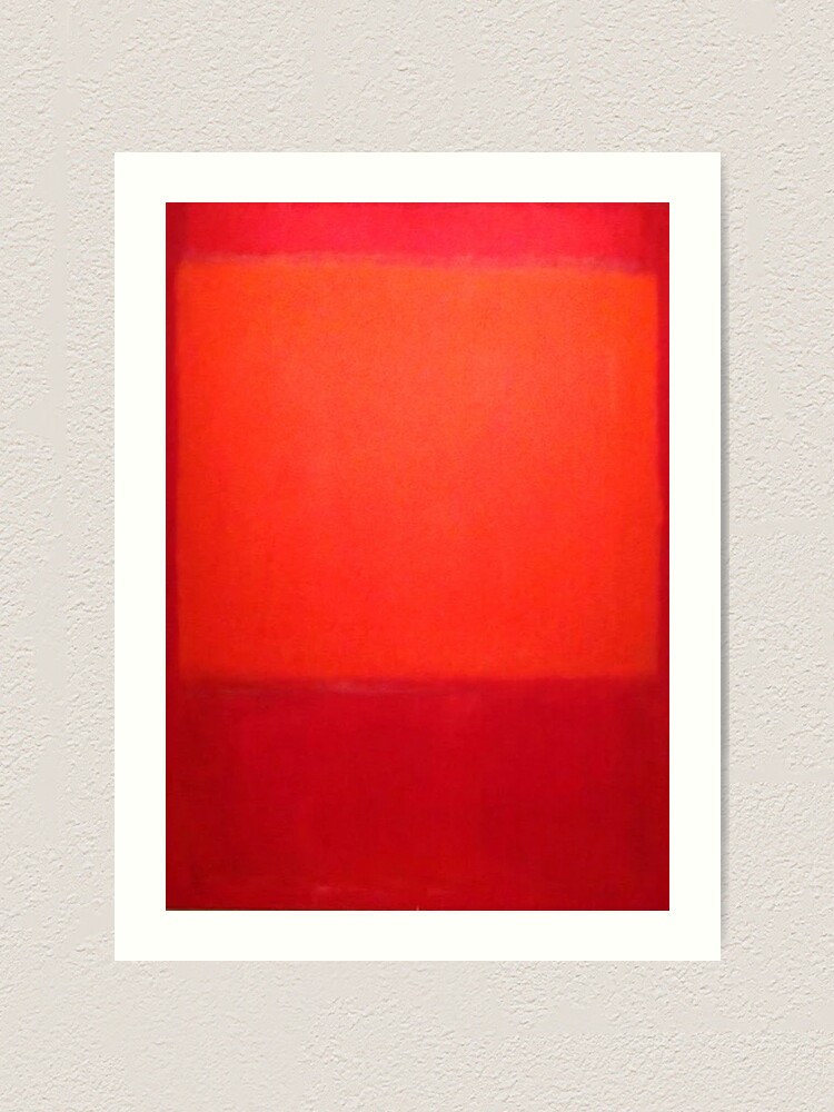 "Mark Rothko - red, mark rothko painting , artwork by mark rothko" Art ...