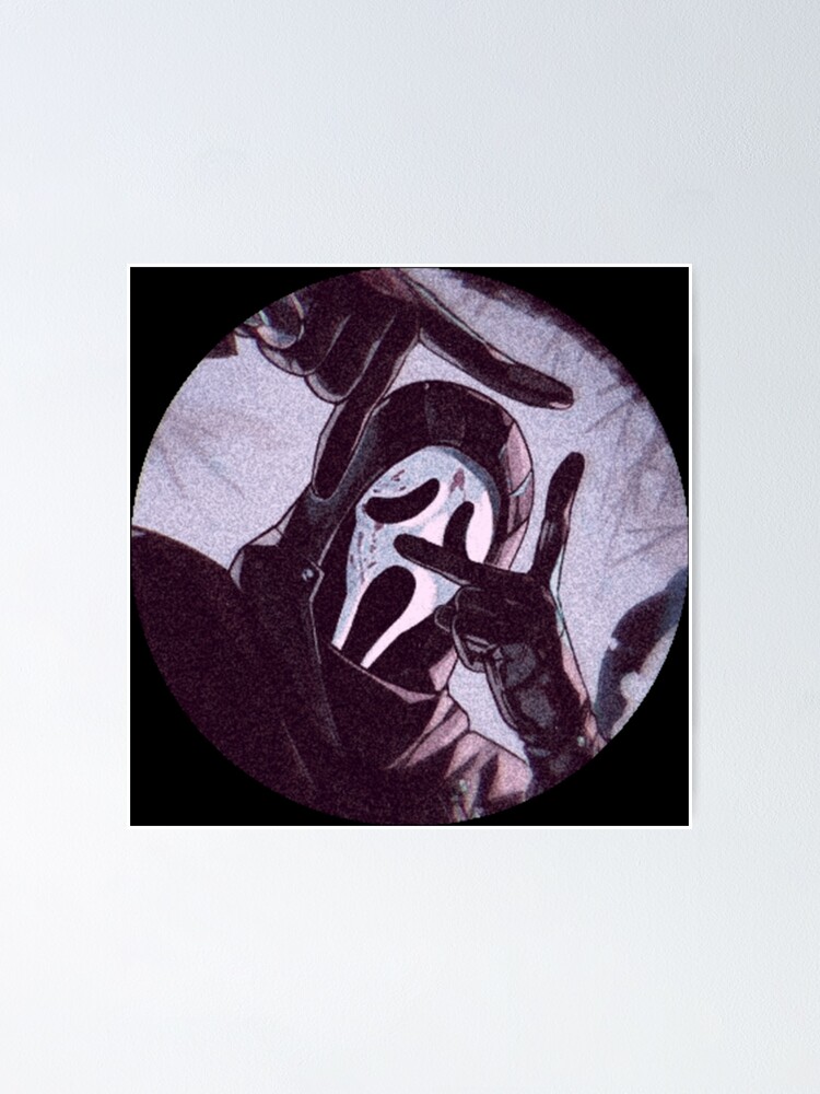 "ghost-face" Poster for Sale by Fortu165kps | Redbubble