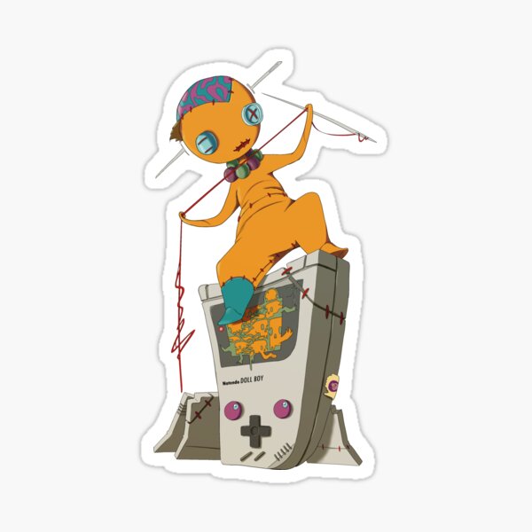 "Doll Boy" Sticker for Sale by Kodji-ktd | Redbubble