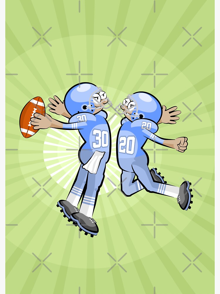 "American football players with attitude of success" Sticker for Sale ...