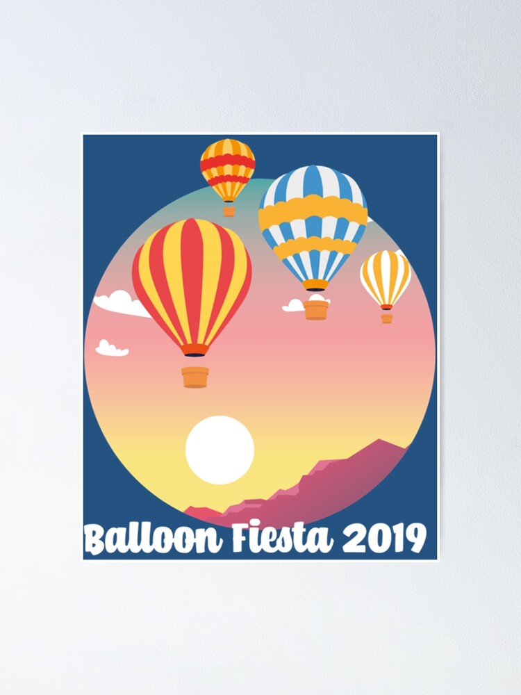 "Albuquerque Balloon Fiesta Hot Air Balloon Festival " Poster for Sale ...