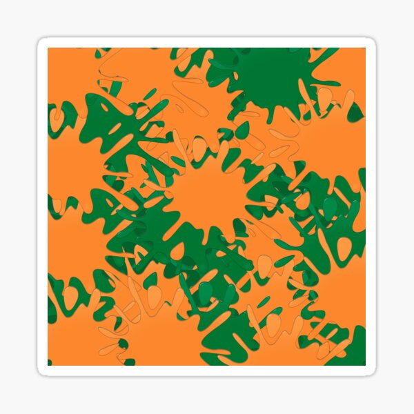 "Salmon Run Ink Splat Background" Sticker for Sale by galaxydaydreams ...