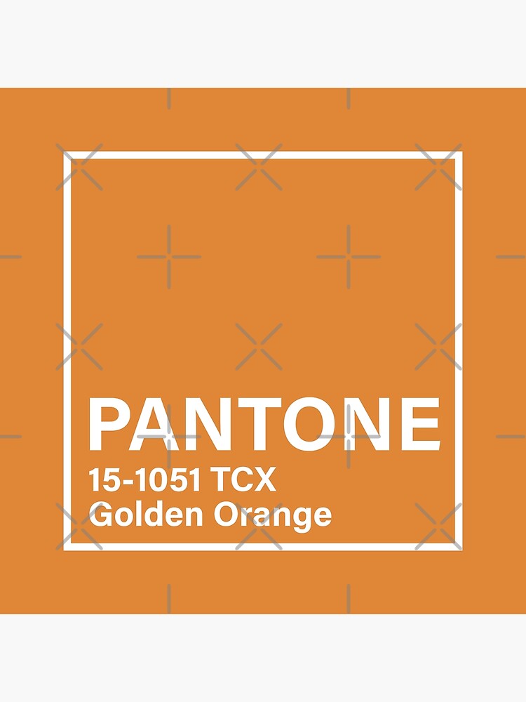 "pantone 15-1051 TCX Golden Orange" Poster for Sale by princessmi-com ...
