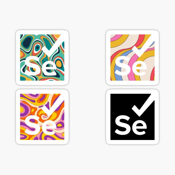 "Selenium software Tester Tool Pack - Psychedelic Selenium" Sticker for ...