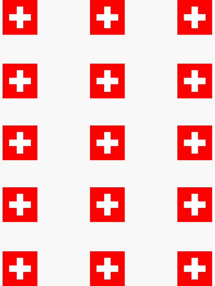 "Switzerland - Swiss Flag Pack" Sticker for Sale by FlagsWorld | Redbubble