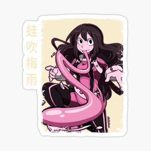 "japanese classic art my hero academia asui tsuyu" Sticker for Sale by ...