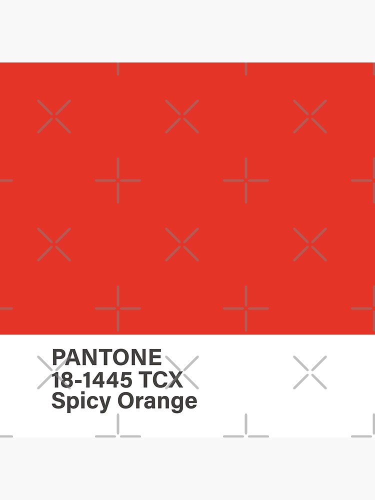 "pantone 18-1445 TCX Spicy Orange" Sticker for Sale by princessmi-com ...