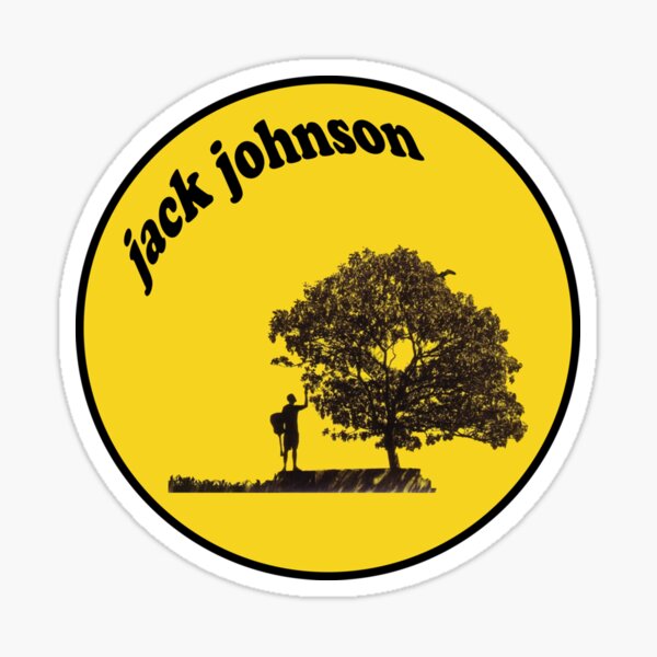 "Jack Johnson In Between Dreams Sticker" Sticker for Sale by Nanerant ...