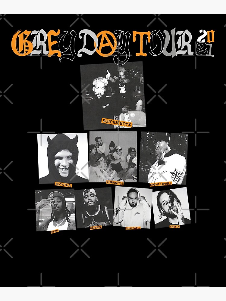 "Grey day 2022 Tour Merch, Stadium Tour 2022 Súicídé boy" Poster for ...