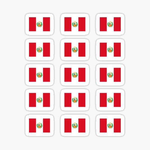 "Peru - Peruvian Flag Pack" Sticker for Sale by FlagsWorld | Redbubble