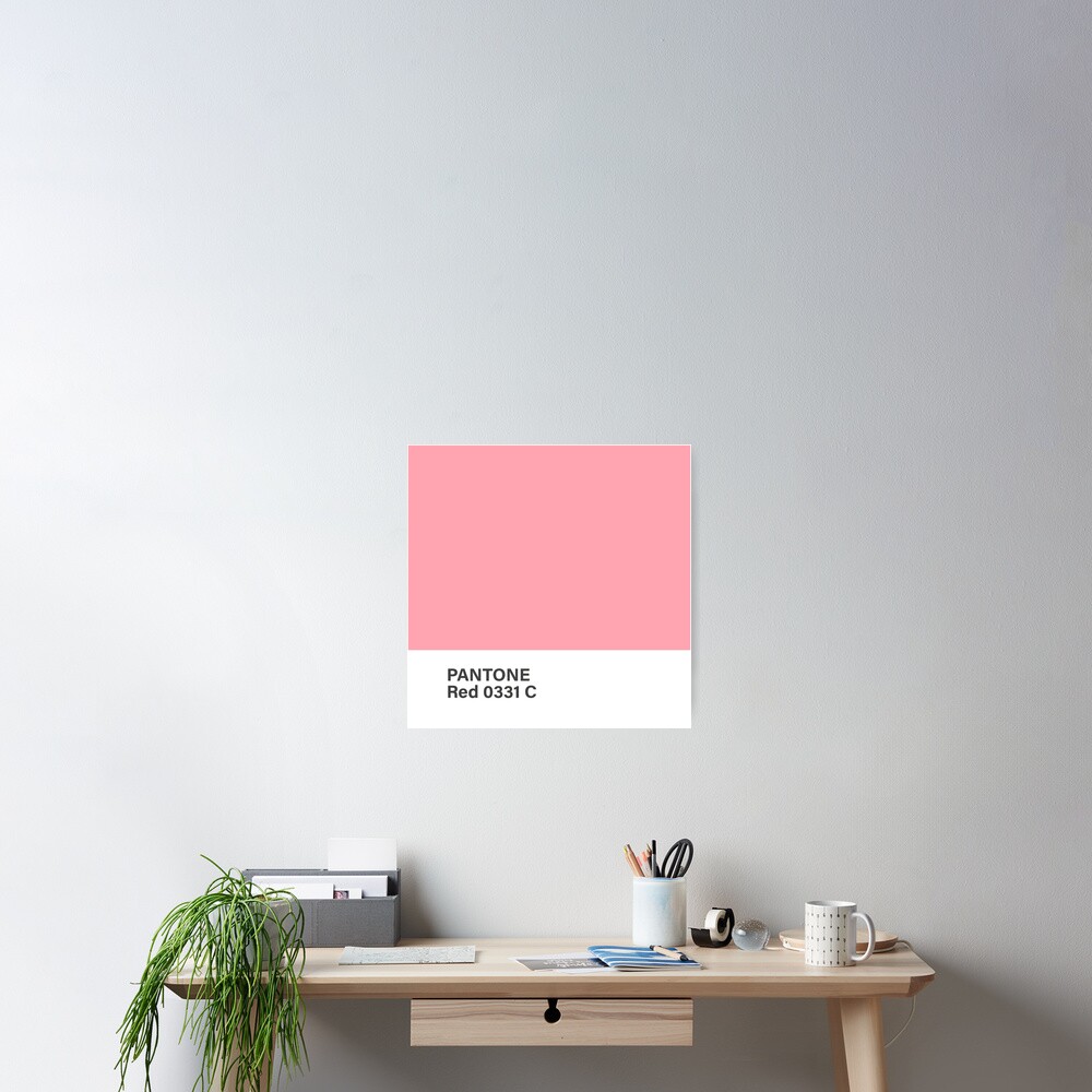 "pantone Red 0331 C" Poster for Sale by princessmi-com | Redbubble