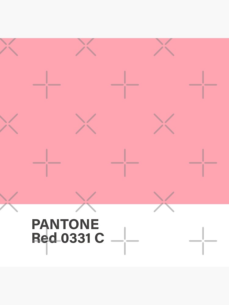 "pantone Red 0331 C" Sticker for Sale by princessmi-com | Redbubble