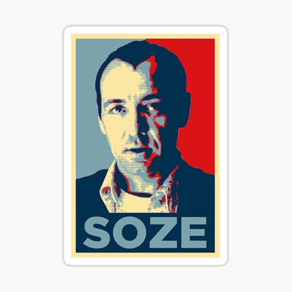 "Keyser Söze " Sticker for Sale by muudkzxcvbzse | Redbubble