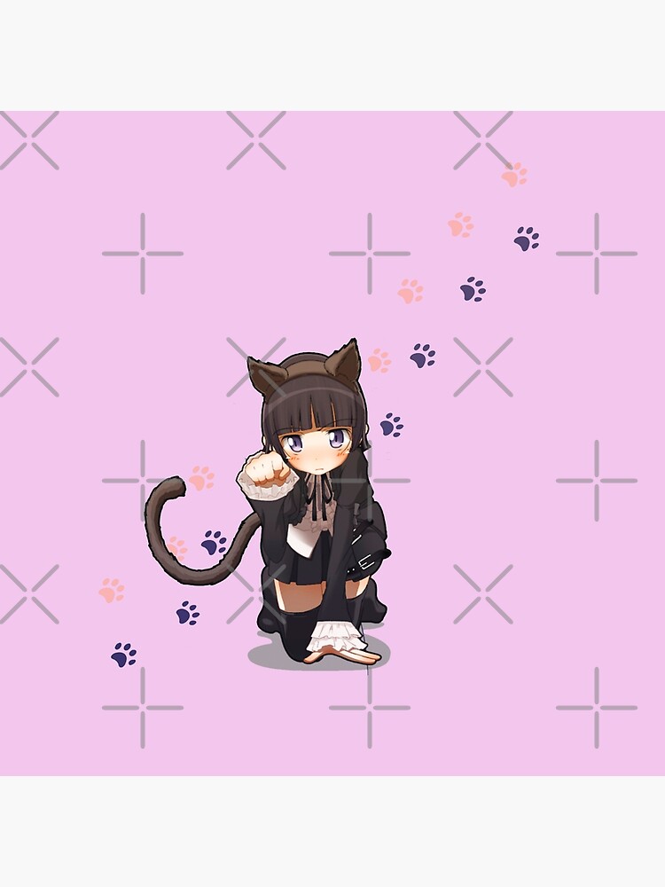 Anime Cat Girl Poster For Sale By Awoody76 Redbubble