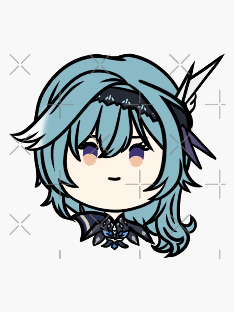 "Eula Genshin impact" Sticker for Sale by NovaColour | Redbubble