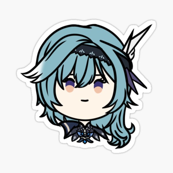 "Eula Genshin impact" Sticker for Sale by NovaColour | Redbubble