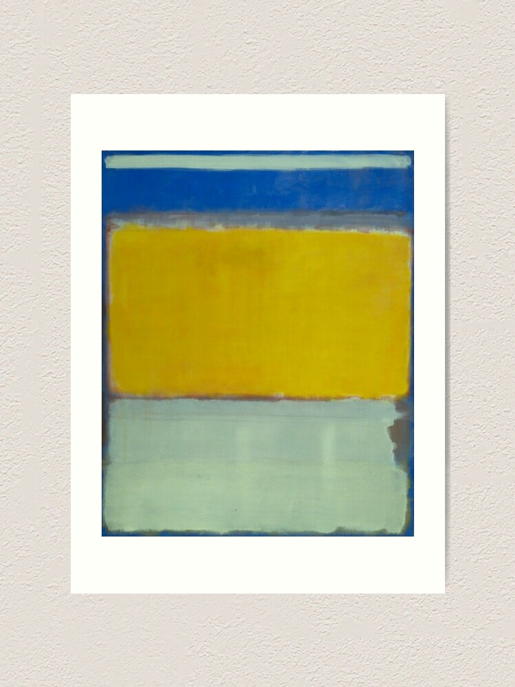 "Mark Rothko, blue, yellow, green, mark rothko painting , artwork by ...