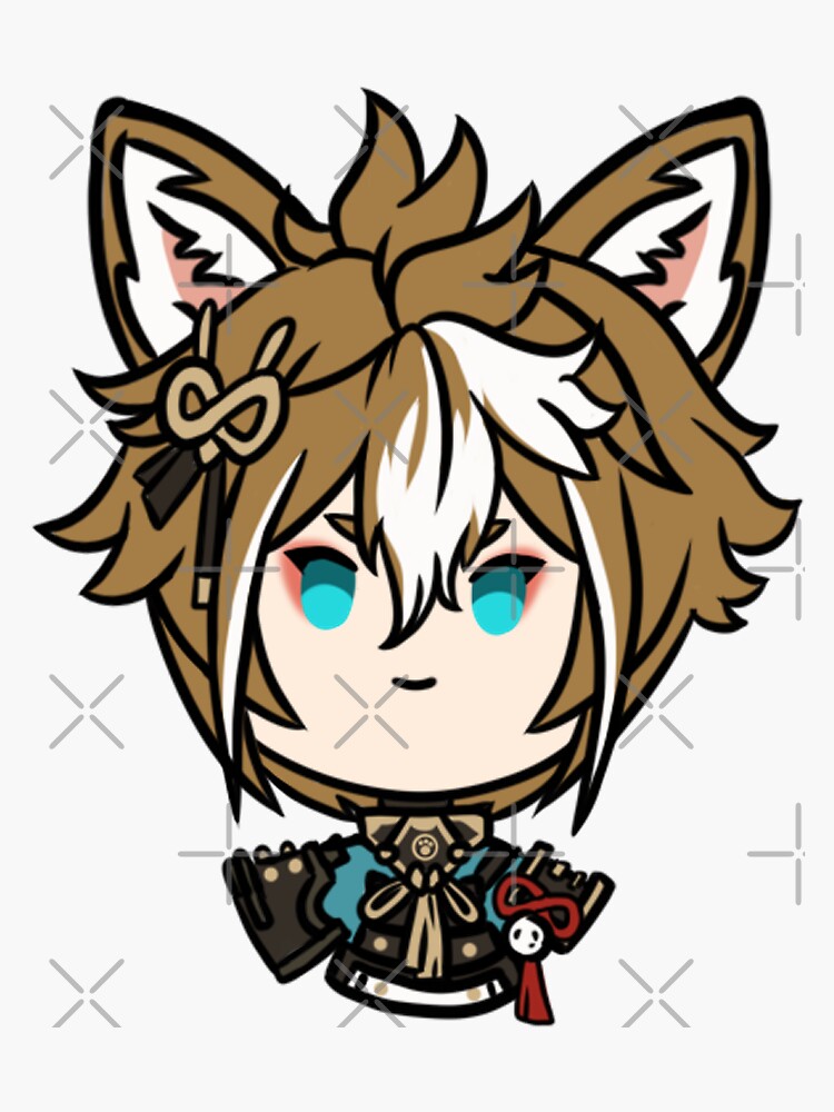 "Gorou Genshin impact" Sticker for Sale by NovaColour | Redbubble