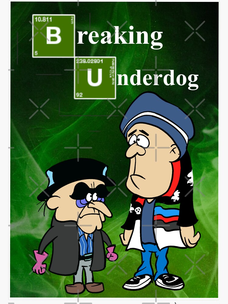 "Mens My Favorite Undercat The Underdog Retro Vintage" Sticker for Sale ...