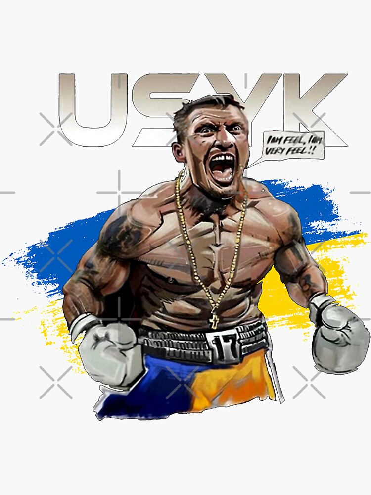 "Usyk a Usyk" Sticker for Sale by Goboto | Redbubble