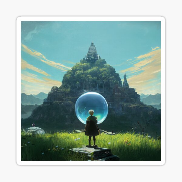 "Blue Mana Sphere" Sticker for Sale by curiographer | Redbubble