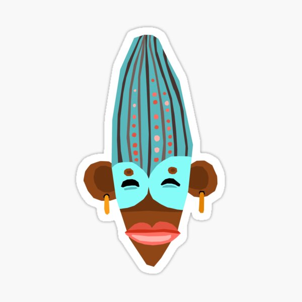 "Best African Tribal Art" Sticker for Sale by lifewithtshirts | Redbubble