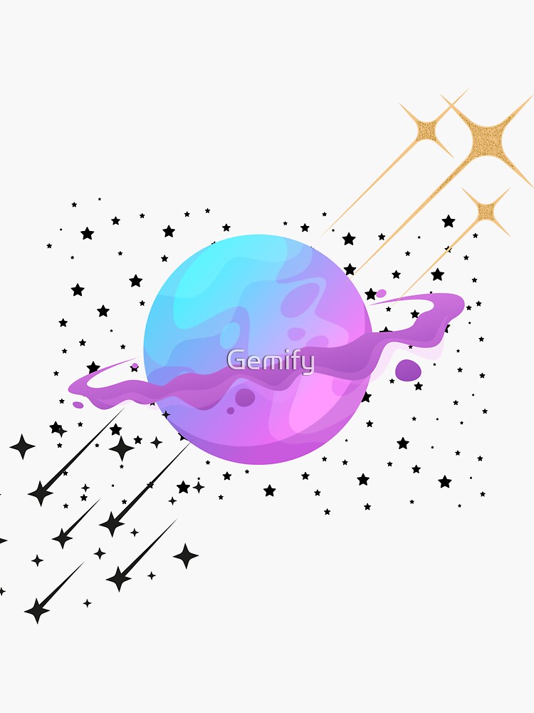 "Planet" Sticker for Sale by Gemify | Redbubble
